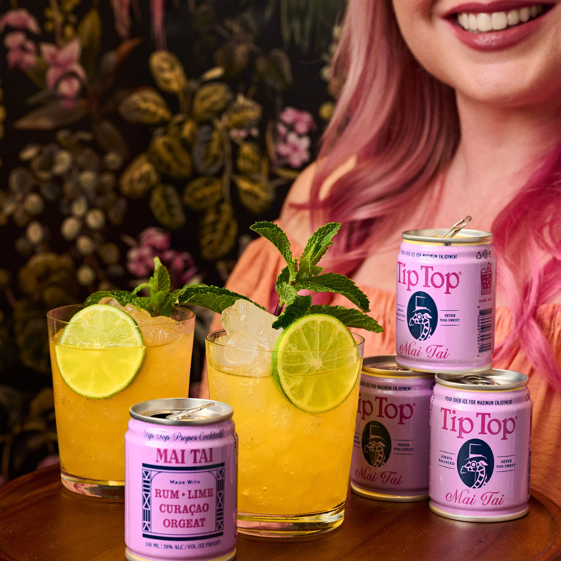 Tip Top Cocktails Mai Tai – Ready-to-Drink Canned Cocktail, 100mL