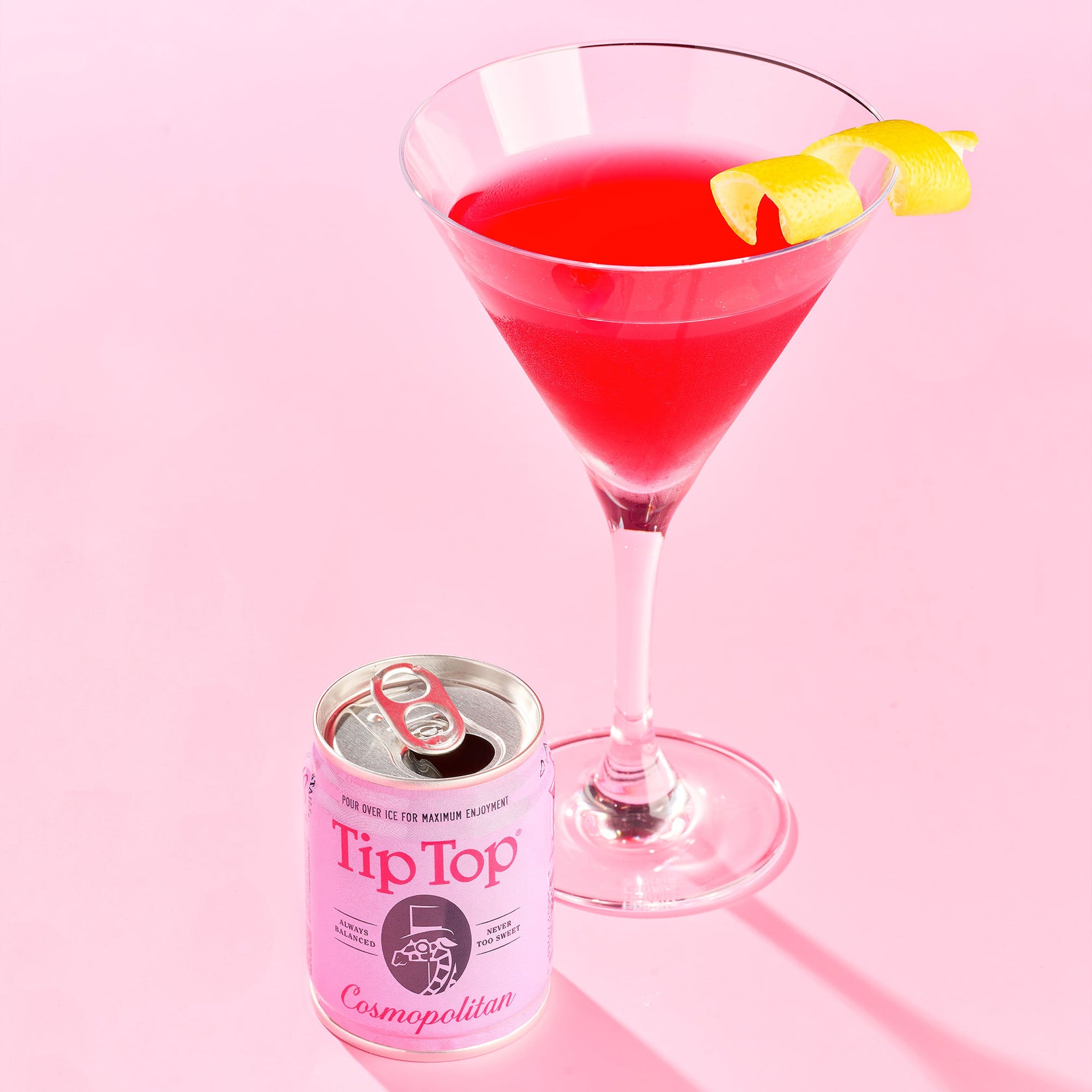 Tip Top Cocktails Cosmopolitan – Ready-to-Drink Canned Cocktail, 100mL