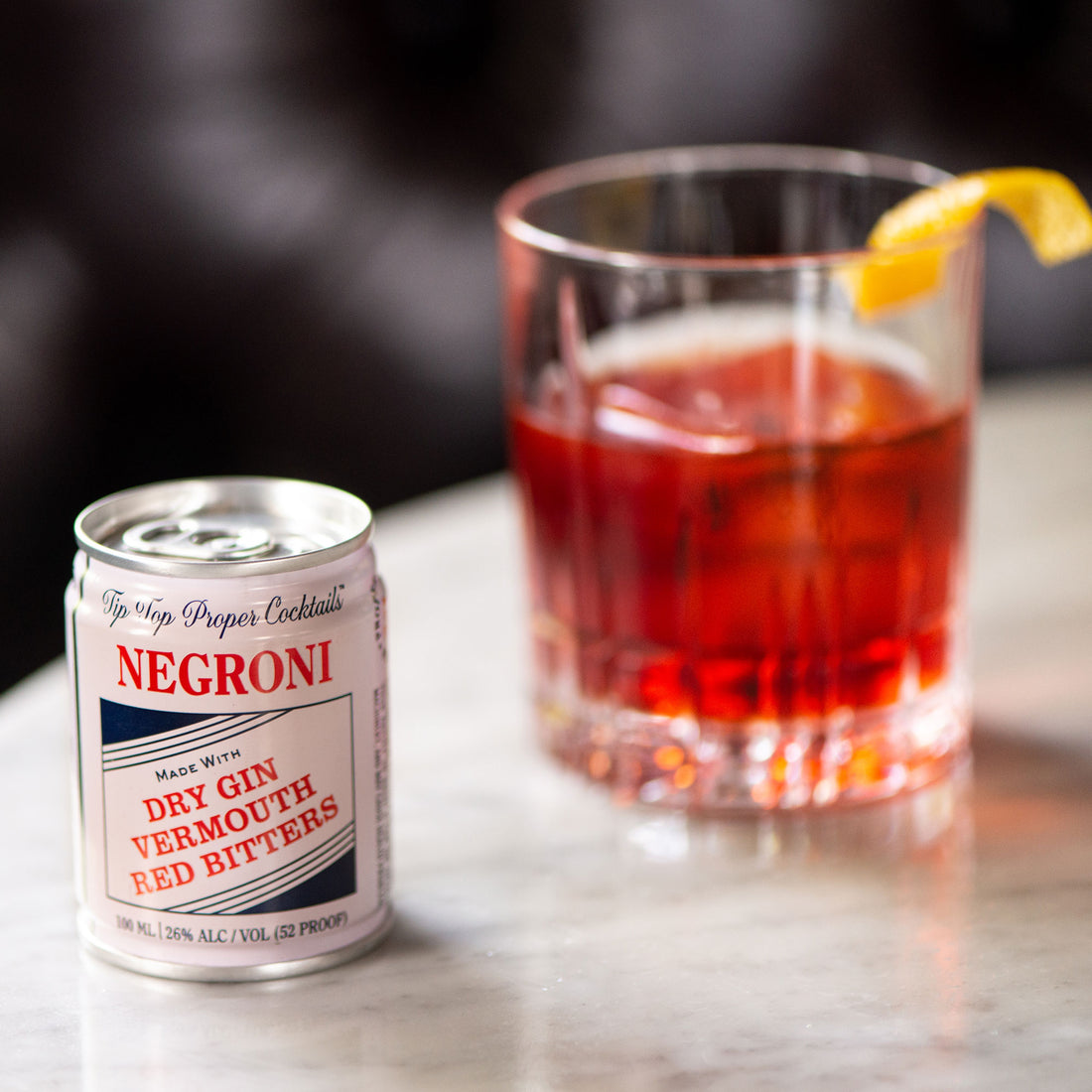 Tip Top Cocktails Negroni – Ready-to-Drink Canned Cocktail, 100mL