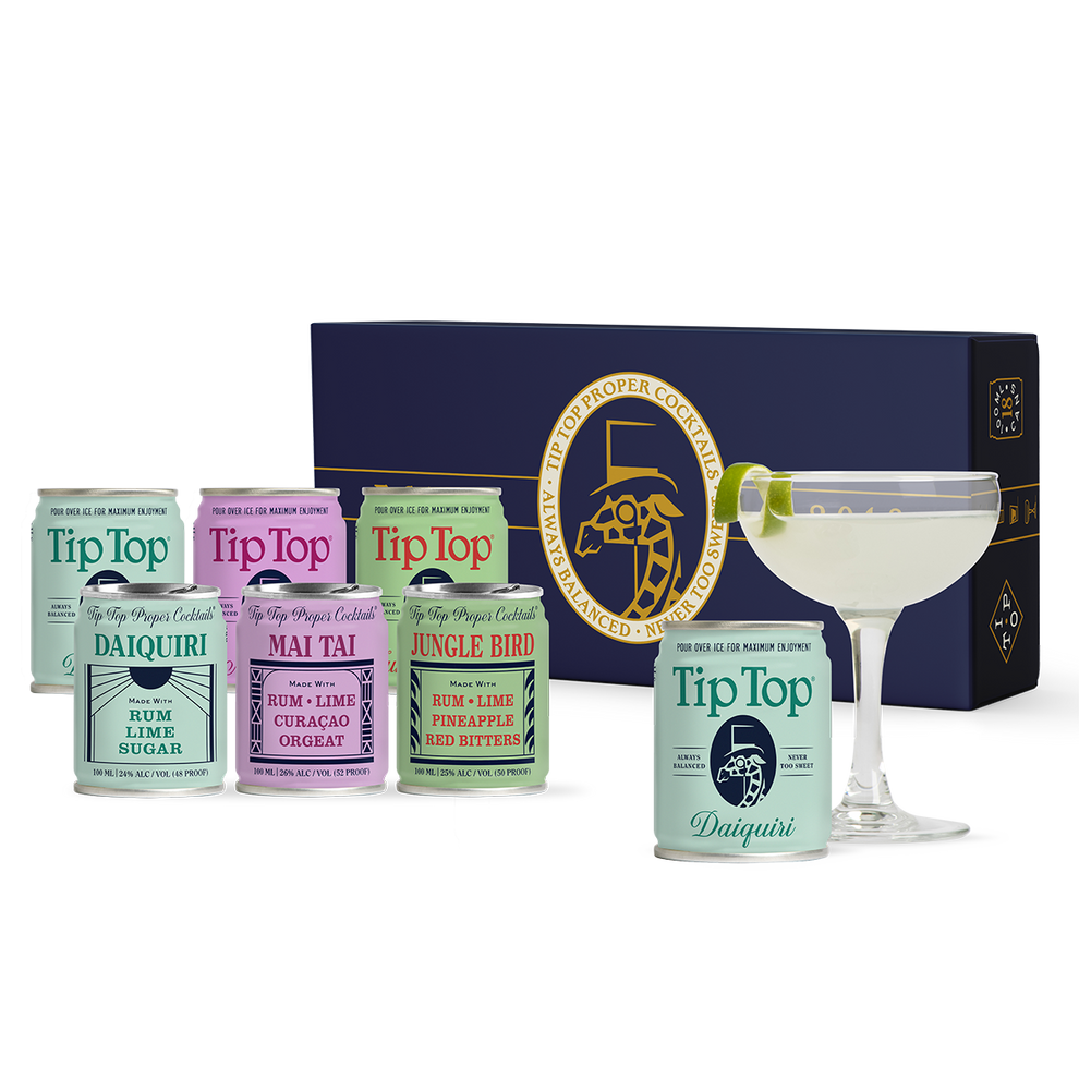 Tip Top Cocktails The Rum Box – 18-Pack Ready-to-Drink Cocktails