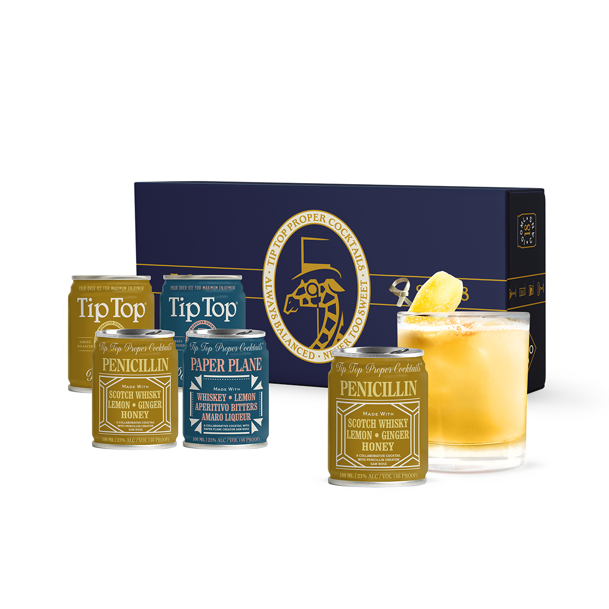 Tip Top Cocktails The Sam Ross Box – 18-Pack Ready-to-Drink