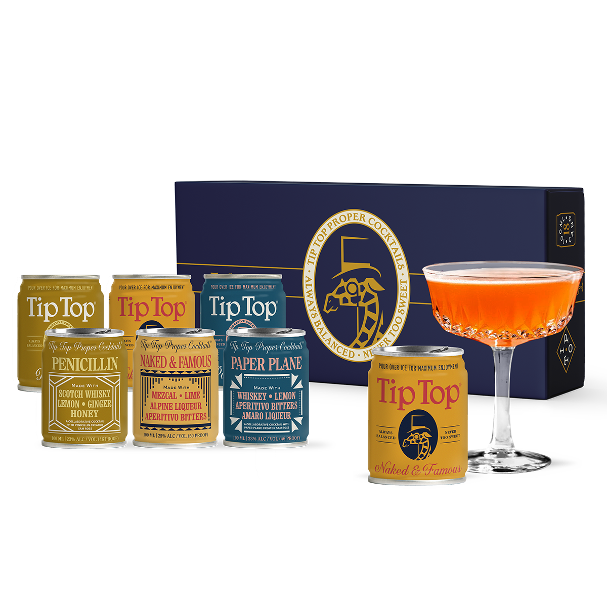 Tip Top Cocktails The Modern Classics Box, Vol. 2. — 18-Pack Ready-to-Drink
